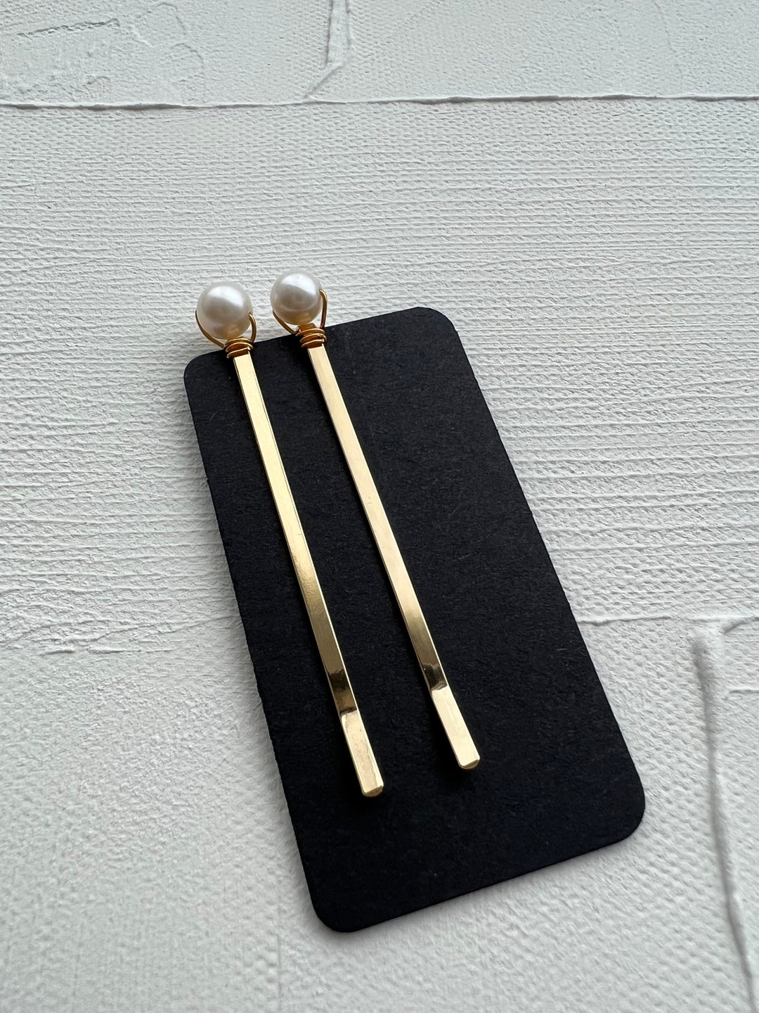 Real Freshwater Pearl Bobby Pin, Gold Wedding Hair Pins, Pearl Bobby ...