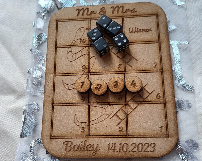 Personalised Table Top Wedding Games Wedding Favours Wedding Keepsake ...