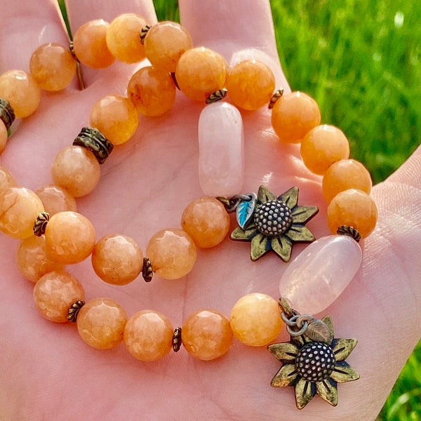 Sunflower Bracelet - Etsy