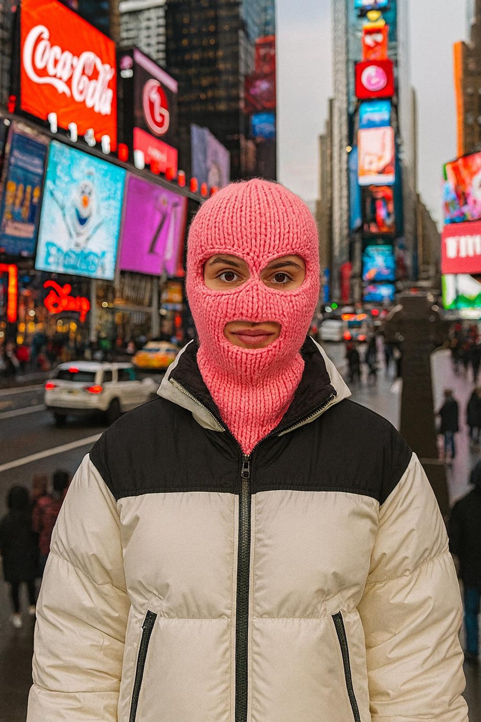 Halloween Balaclava – Winter Ski Mask – Thick Ribbed Knit Face Cover ...