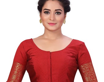 Maroon Designer Blouse - Etsy