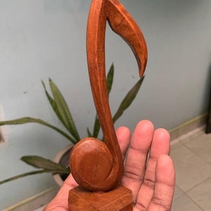 Wooden Handmade Music Notes, Piano Teacher's Gift, Eighth Note for ...