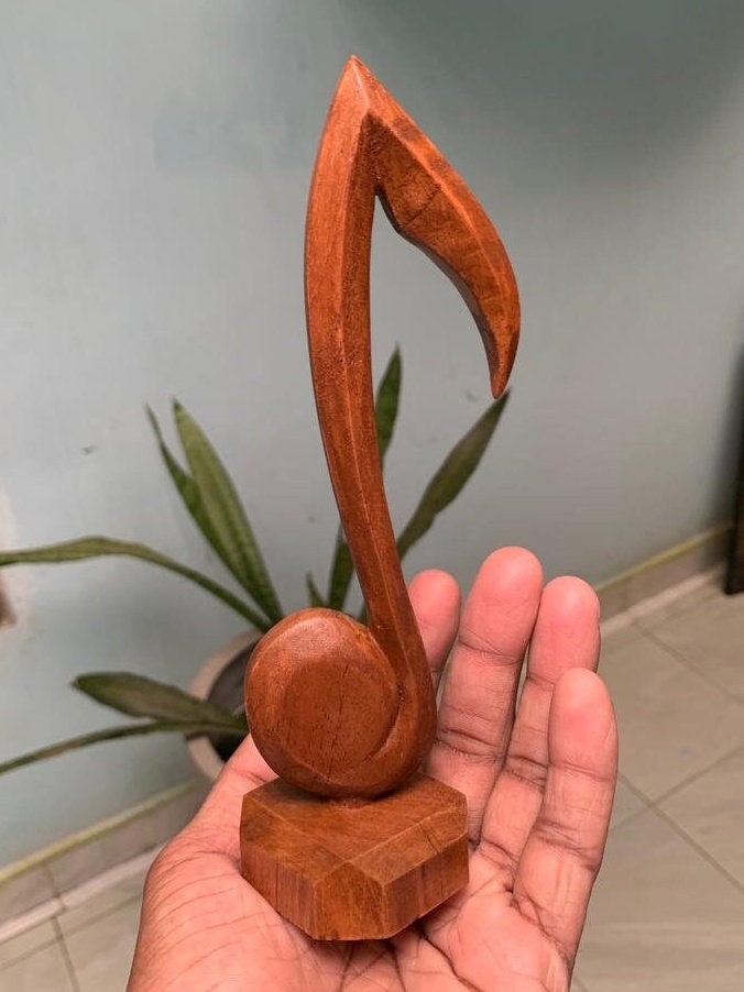 Wooden Handmade Music Notes, Piano Teacher's Gift, Eighth Note for ...