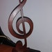 Wooden Handmade Music Notes, Piano Teacher's Gift, G Clef for Music ...