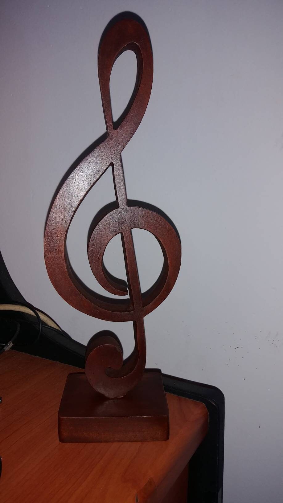 Wooden Handmade Music Notes, Piano Teacher's Gift, G Clef for Music ...