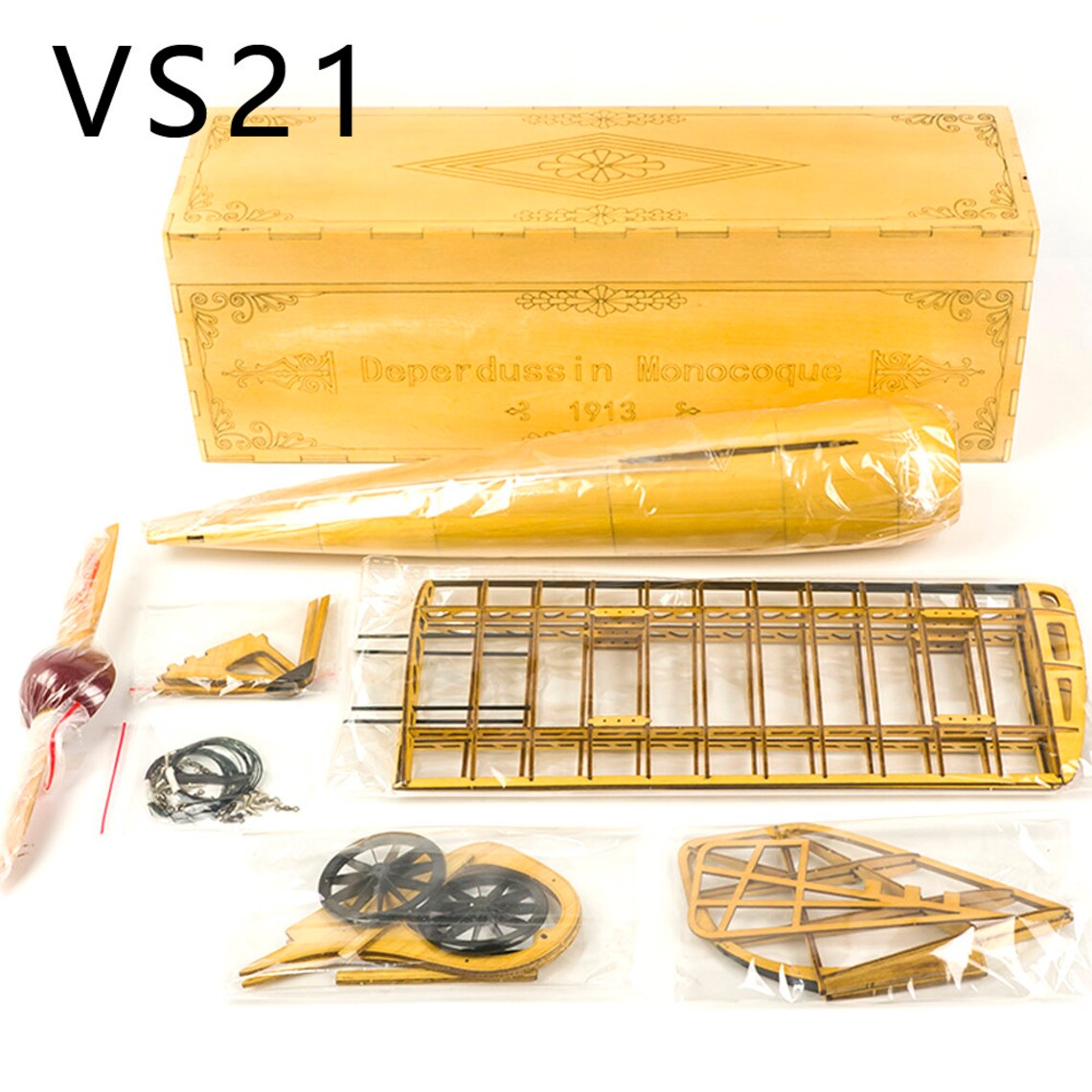 Built Static Model, Airplane Models, Deperdussin Monocoque 1:13 Display ...