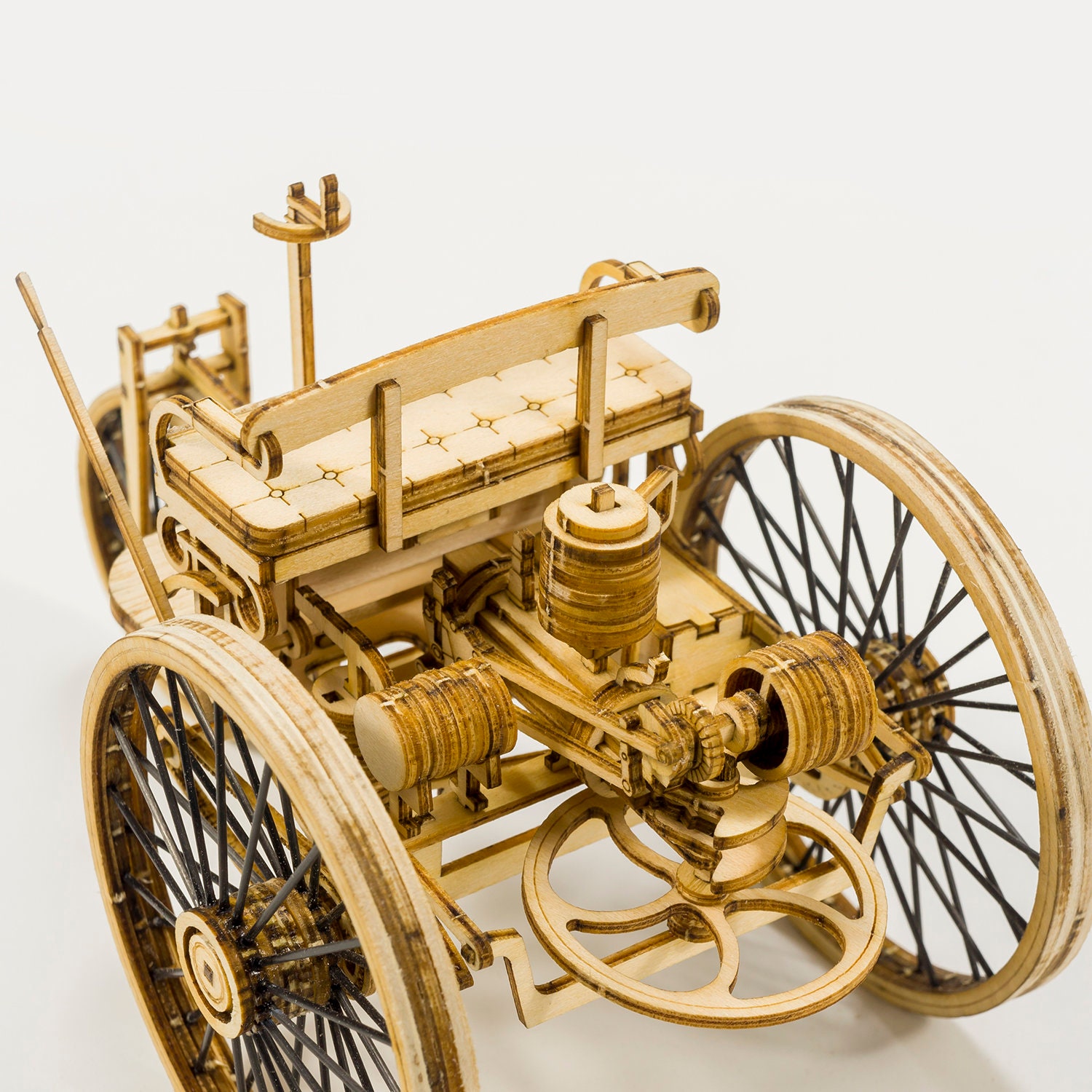 Wooden Toys Building DIY Craft Wood Furnishing Christmas Gift Present ...