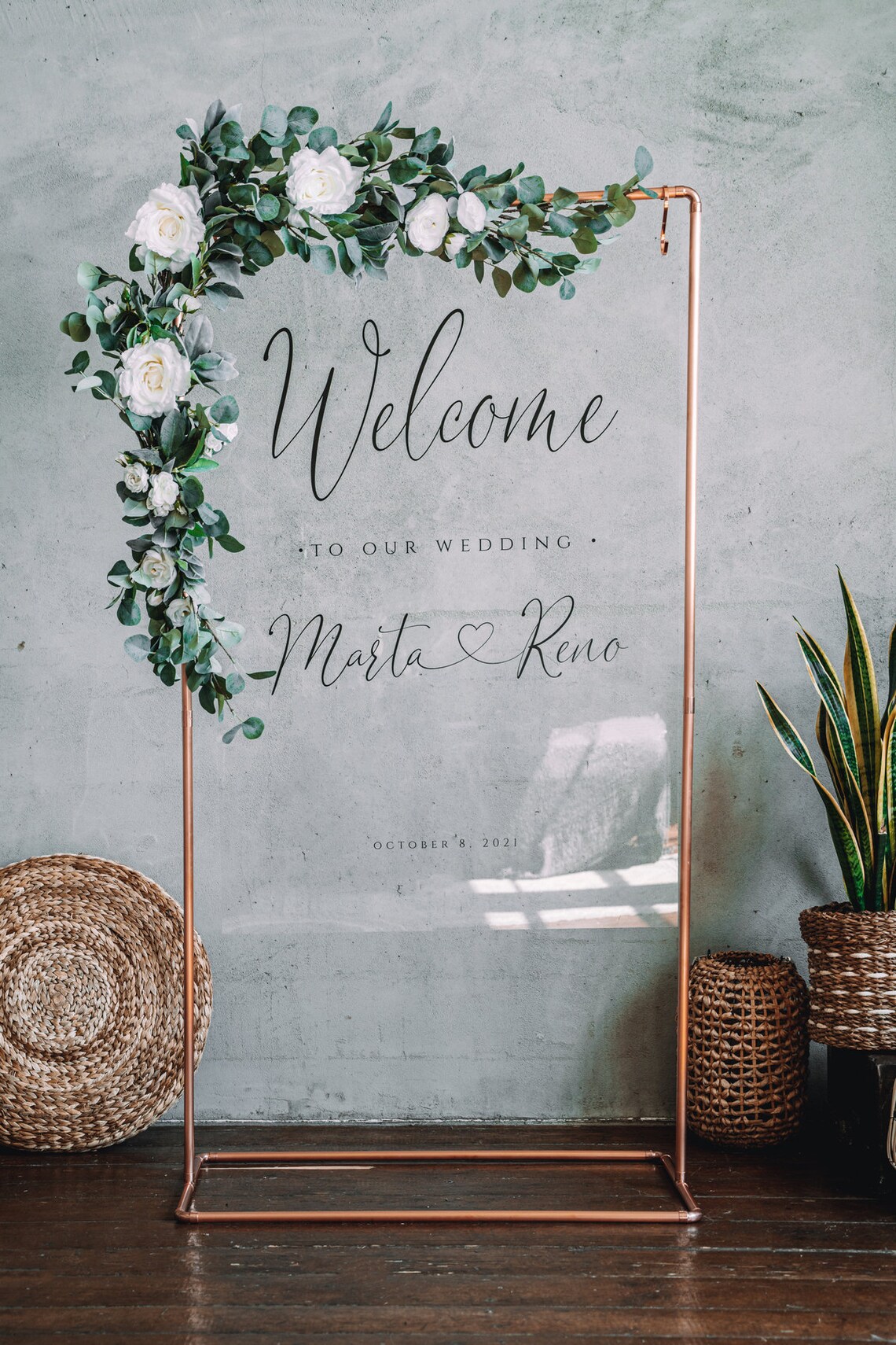 Copper Pipe Arch for Wedding Event / Kleiderstange / Wedding Arch ...