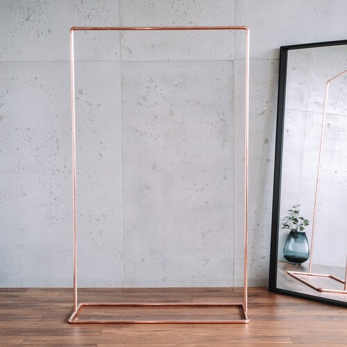 Minimal Copper Pipe Clothing Rail / Garment Rack / Clothes - Etsy