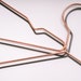 Set of 5 Copper Clothes Hangers Copper Wire Hangers Wire - Etsy