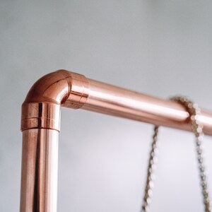 Minimal Copper Wedding Arch Frame / Copper Backdrop Stand / Photo Stand ...