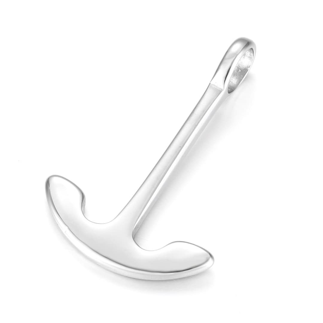 Stainless Steel Anchor Hook Clasp: 5mm Hole DIY Jewelry Finding - Etsy