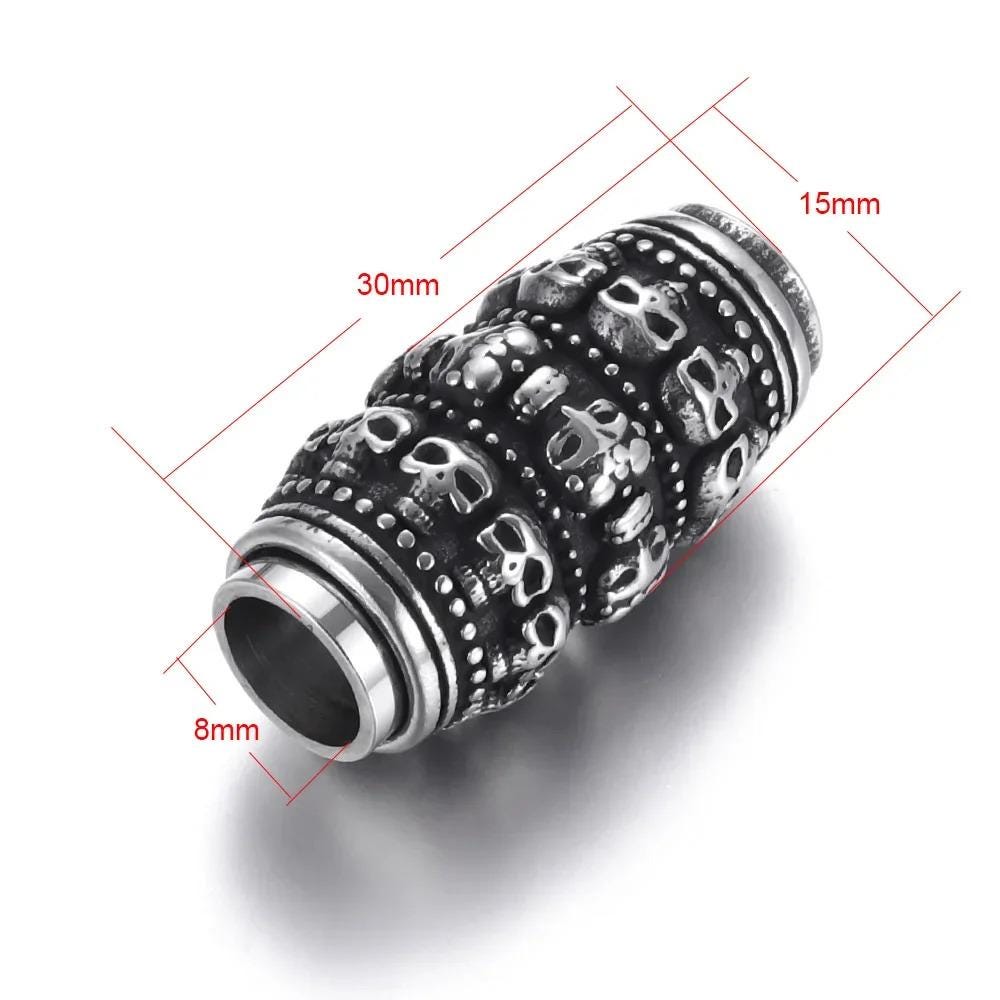 Stainless Steel Magnetic Clasp: 8mm Hole, Mirror Finish - Etsy