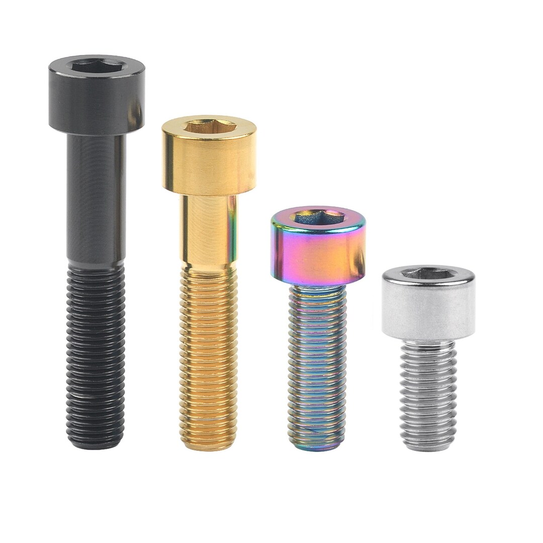 Titanium Bolt M10 X 20 25 30 35 40 45 50 55 60mm Allen Key Screw for ...