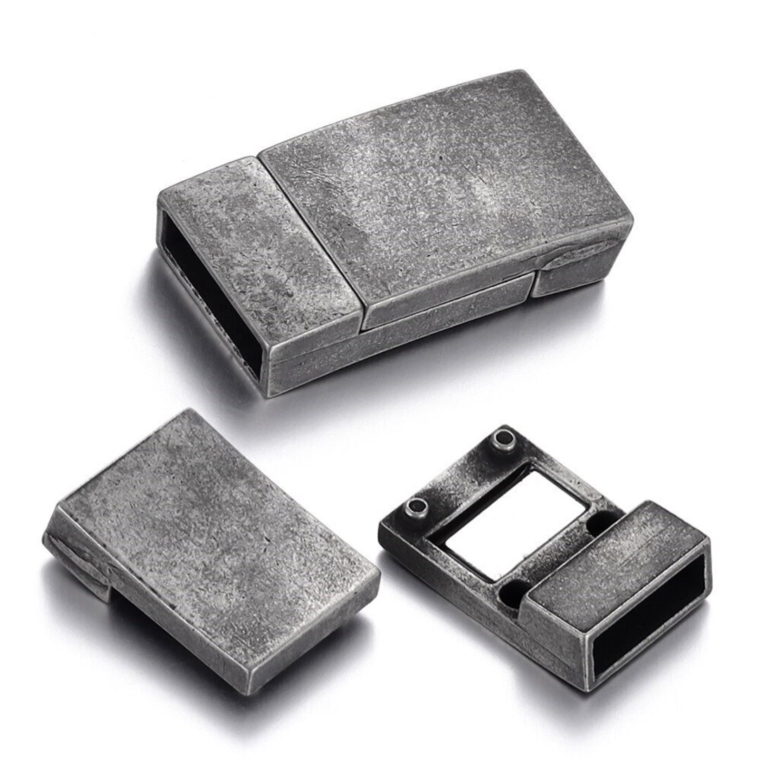 2pcs Stainless Steel Magnetic Clasp Hole 63mm 83mm 103mm Vintage ...