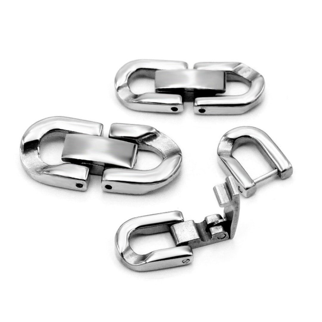 Stainless Steel Clasps for Chain Bracelet and Necklace Buckle Jewelry ...