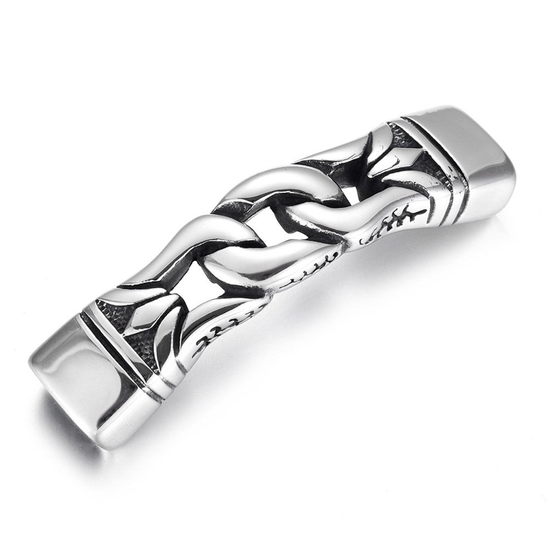 Stainless Steel Curved Connector: DIY Bracelet Jewelry Finding (11x5mm ...
