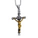 Inri Cross Jesus Pendant Necklace for Men Silver Gold Stainless Steel ...
