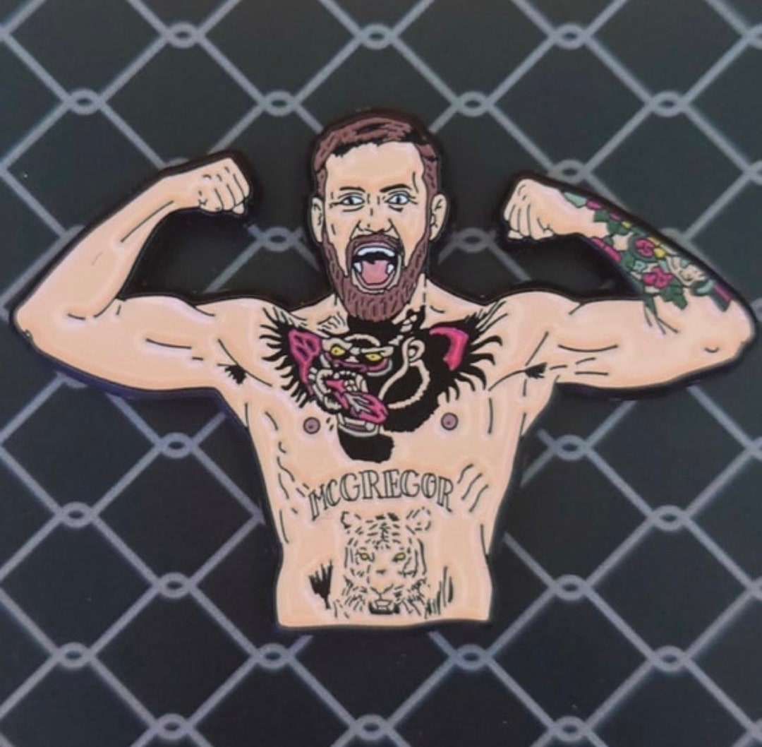 Conor the Notorious Mcgregor Enamel Pin Lapel Badge UFC MMA - Etsy