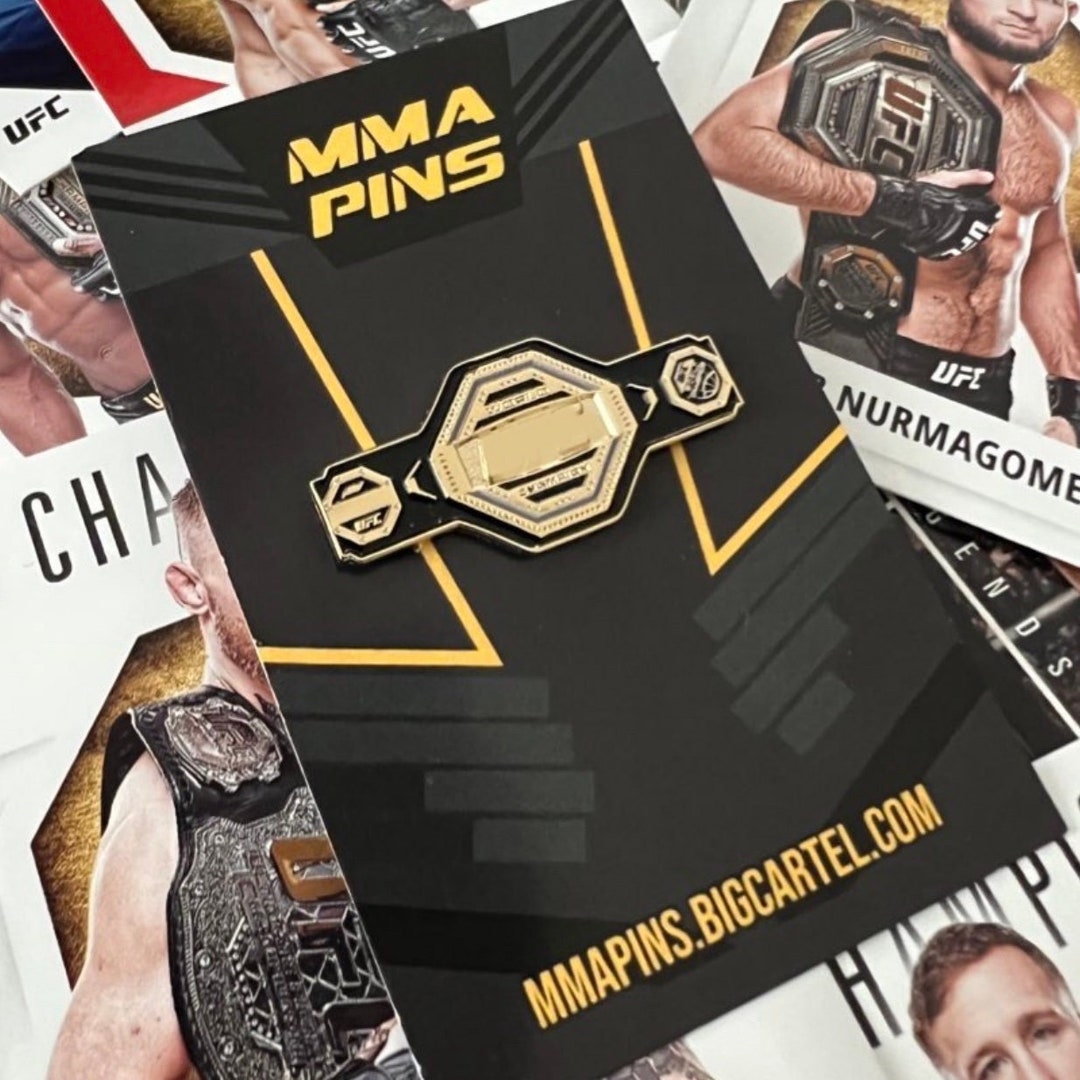 MMA World Championship Belt UFC GOLD - Etsy