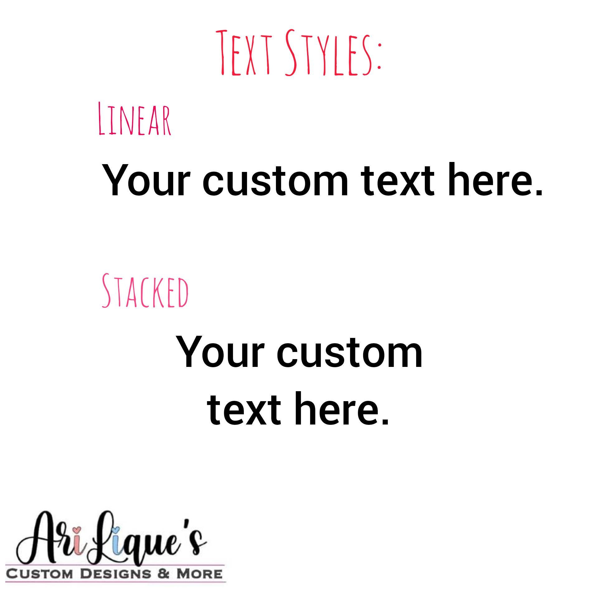 Custom Iron-on; Text or Logo Iron-ons; Vinyl Iron-on; Full Color ...