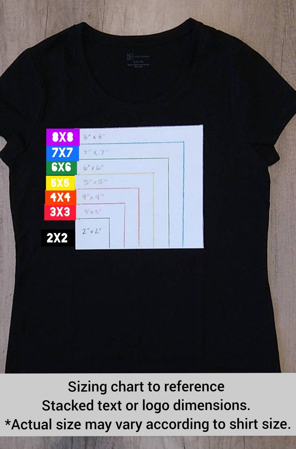 Custom Iron-on; Text or Logo Iron-ons; Vinyl Iron-on; Full Color ...