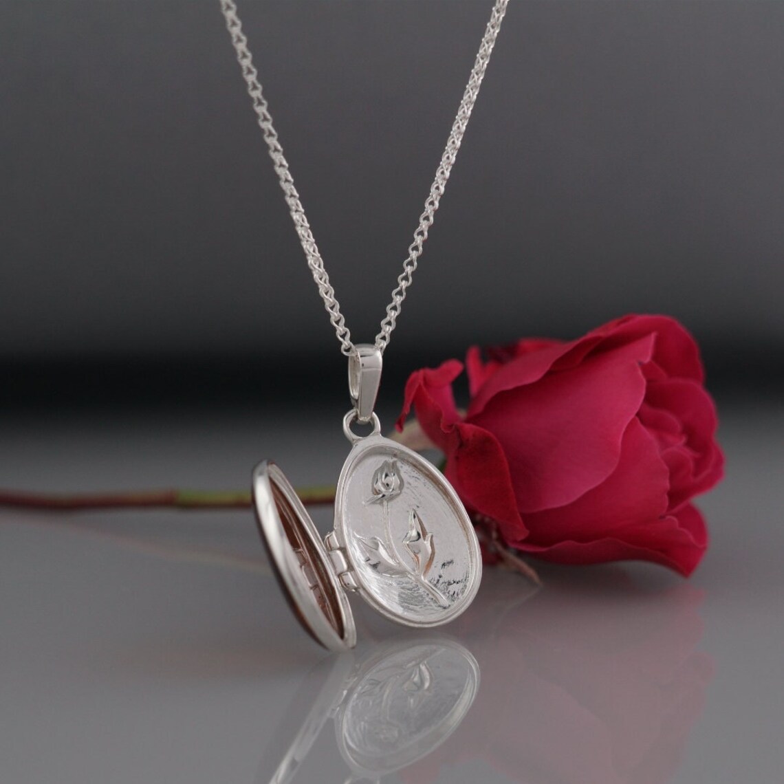 Baltic Amber Locket Necklace Sterling Silver Locket Pendant - Etsy