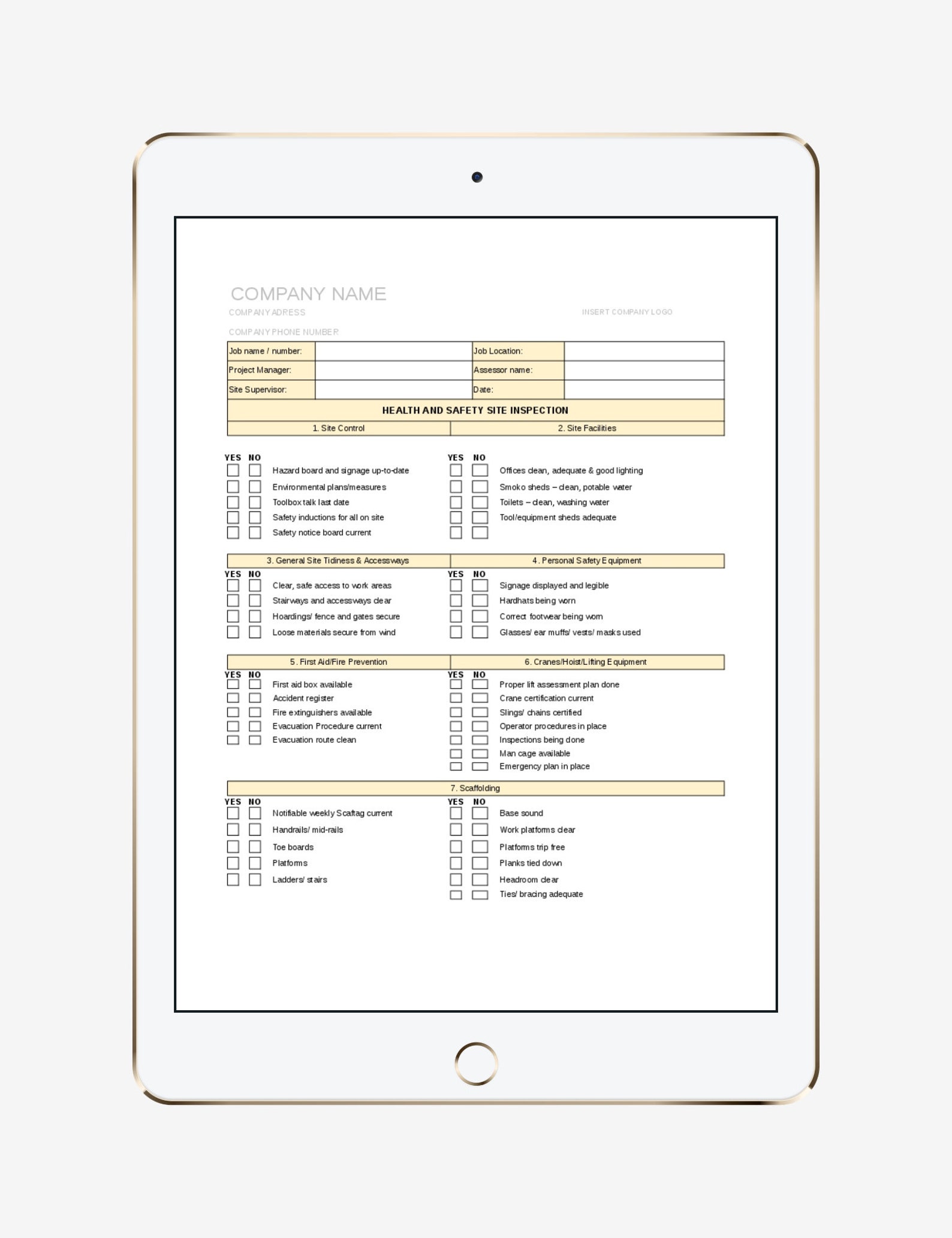 Project Management Health & Safety Package - Etsy