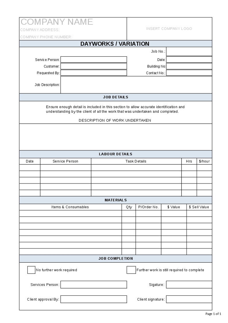 Project Management Construction Package - Etsy