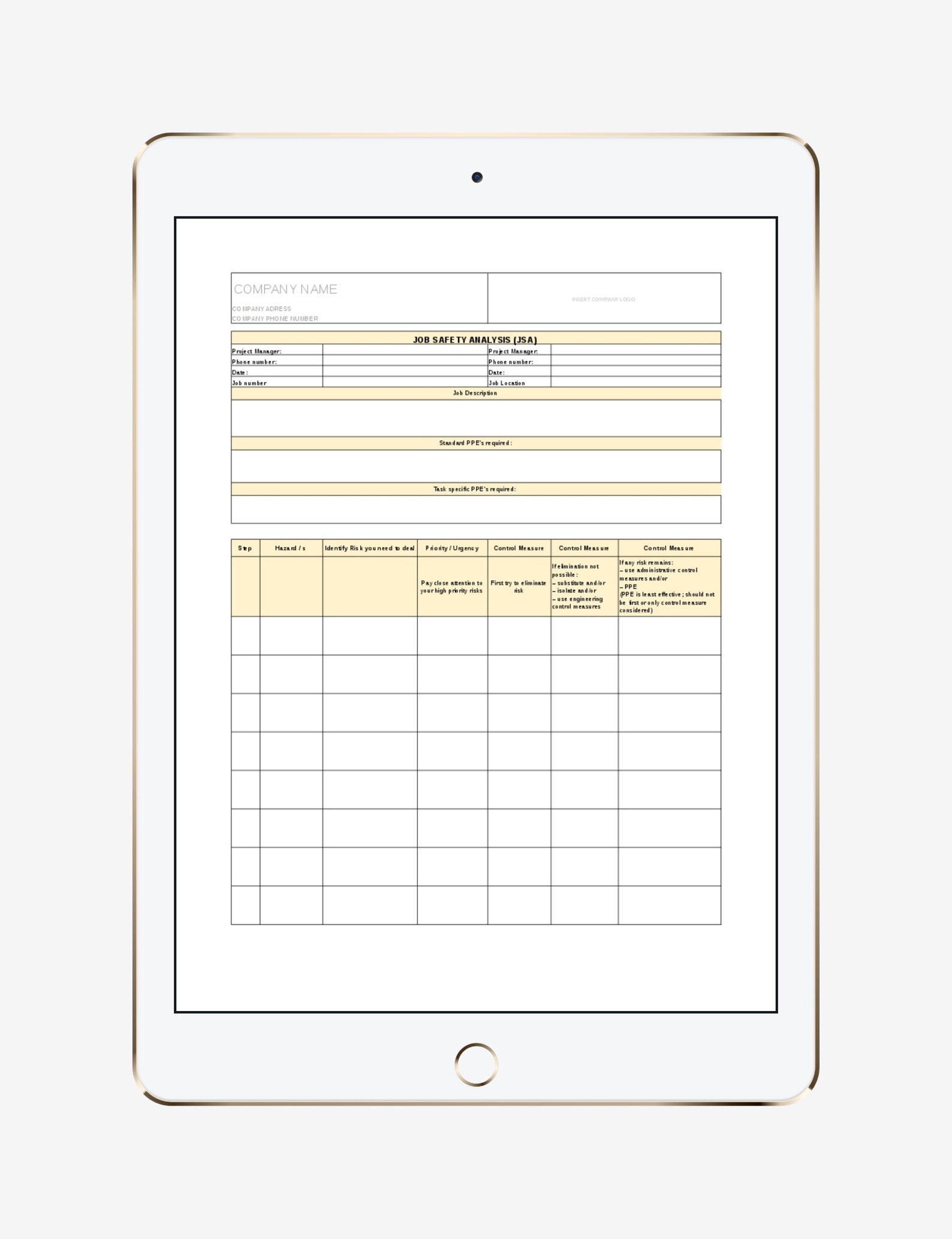 Project Management Health & Safety Package - Etsy