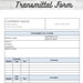 Transmittal Form, PROJECT MANAGEMENT - Etsy