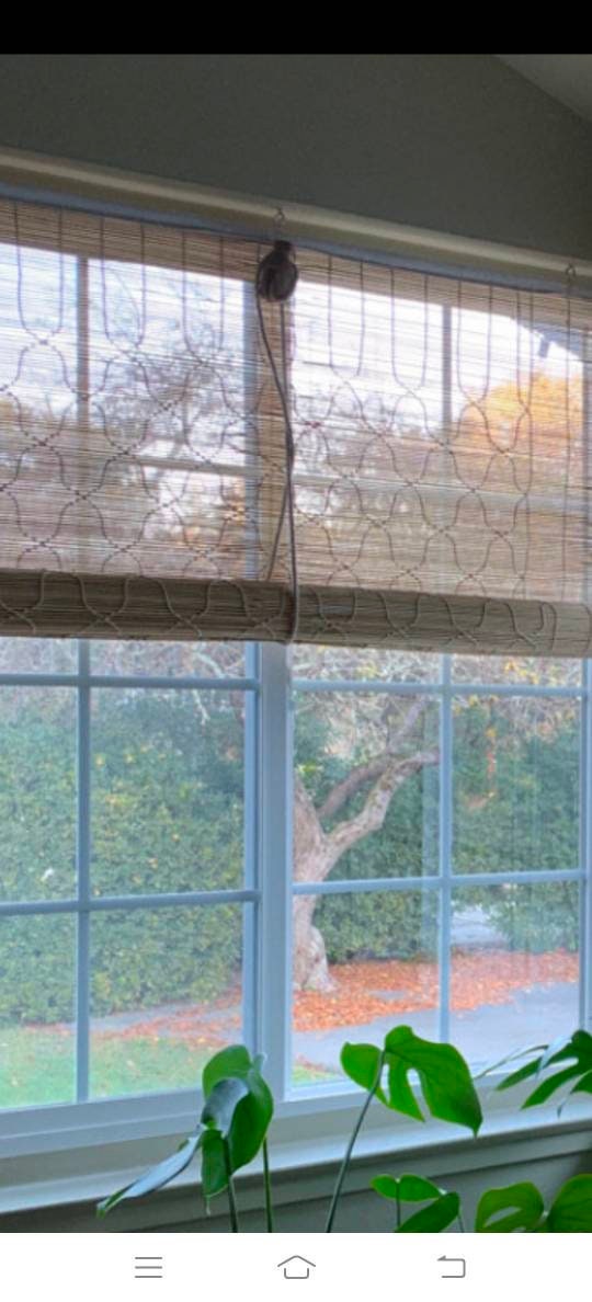 Cross Thread Design Chik Blind Shade Wooden Bamboo Chick - Etsy