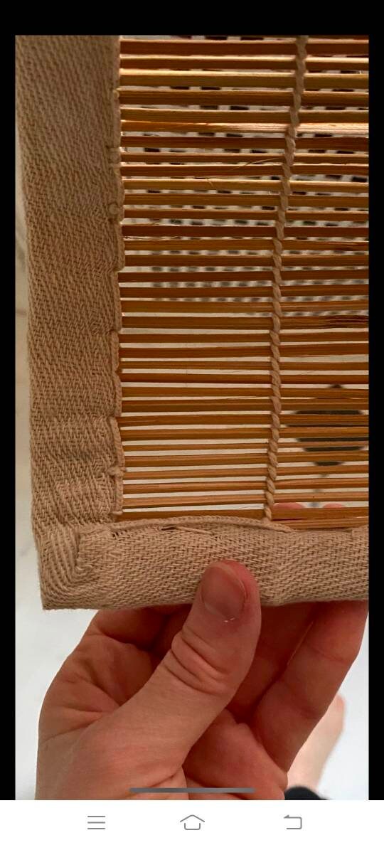 Cross Thread Design Chik Blind Shade | Etsy