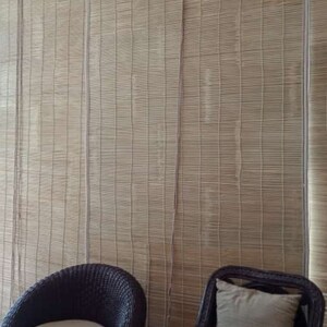 Round Wooden Bamboo Chik Blind Shades Handmade Bamboo Chick Window ...