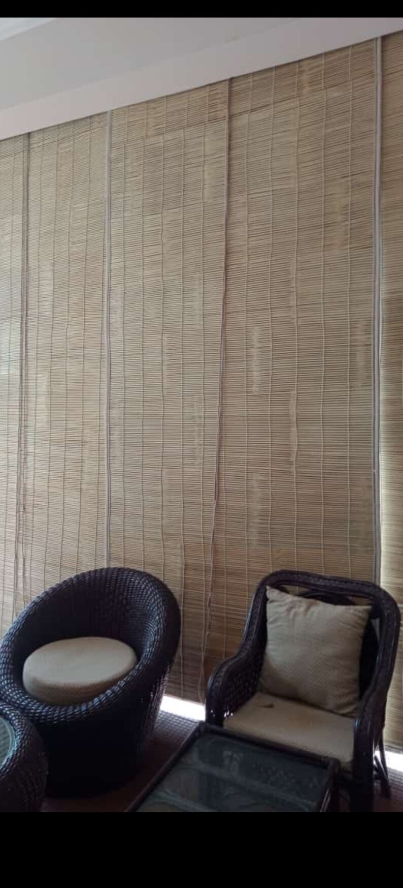 Round Wooden Bamboo Chik Blind Shades Handmade Bamboo Chick - Etsy