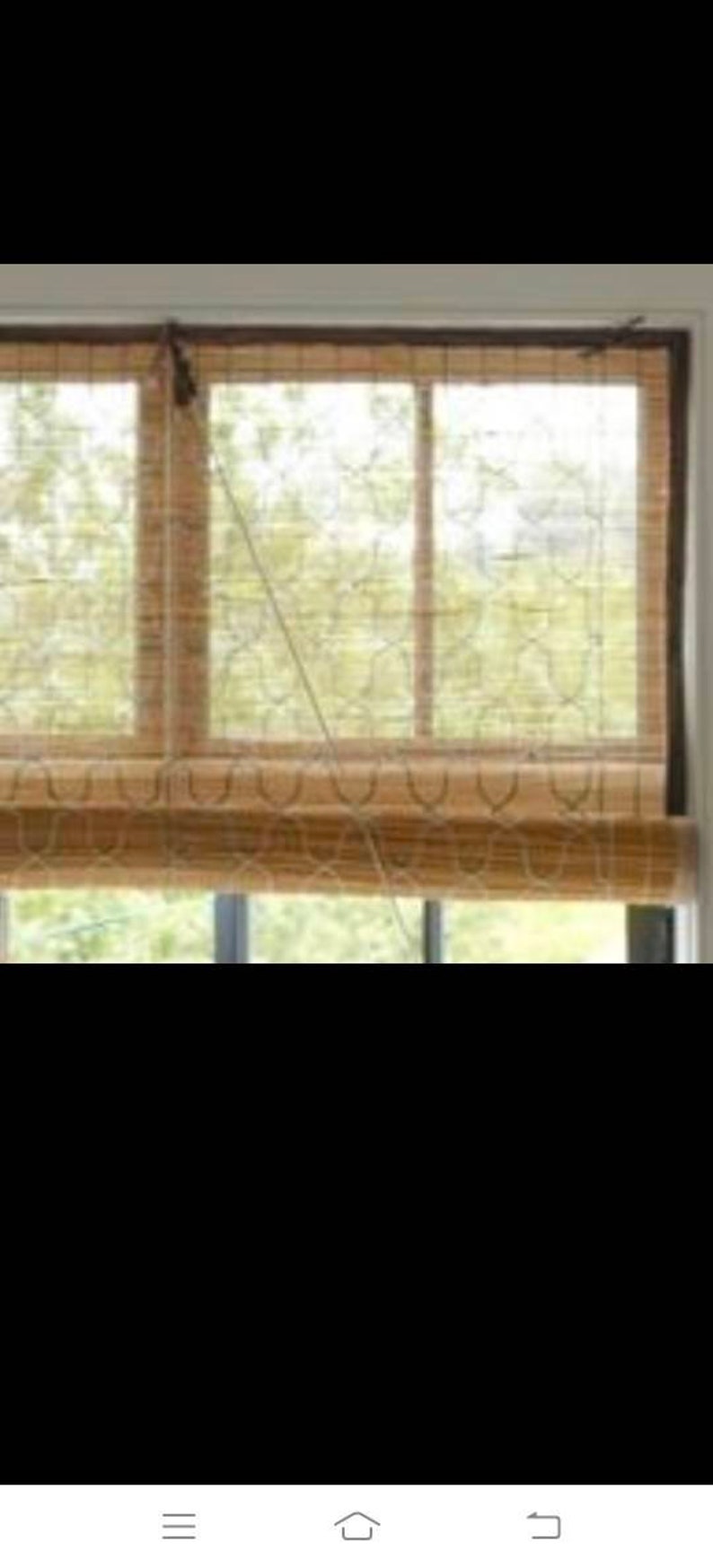 Cross Thread Design Chik Blind Shade - Etsy