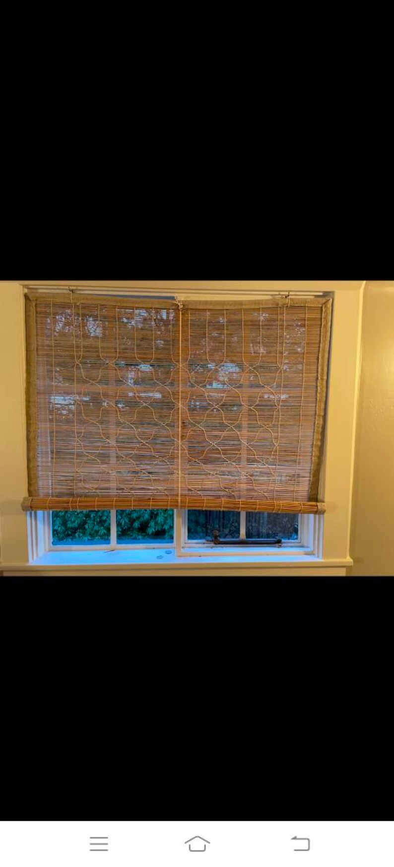 Cross Thread Design Chik Blind Shade | Etsy