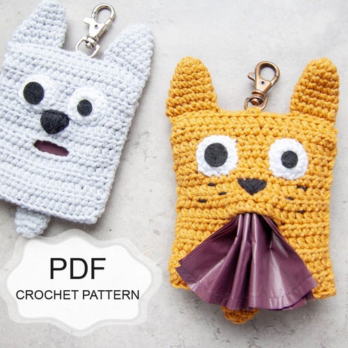 Poop Emoji Poop Bag Dispenser Crochet Pattern - Etsy