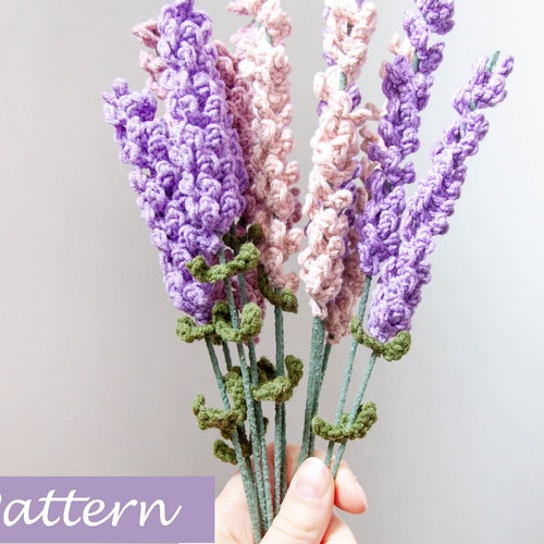 Crochet Lavender Pattern - Etsy