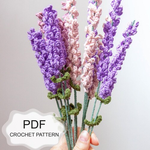 Crochet Lavender Pattern - Etsy