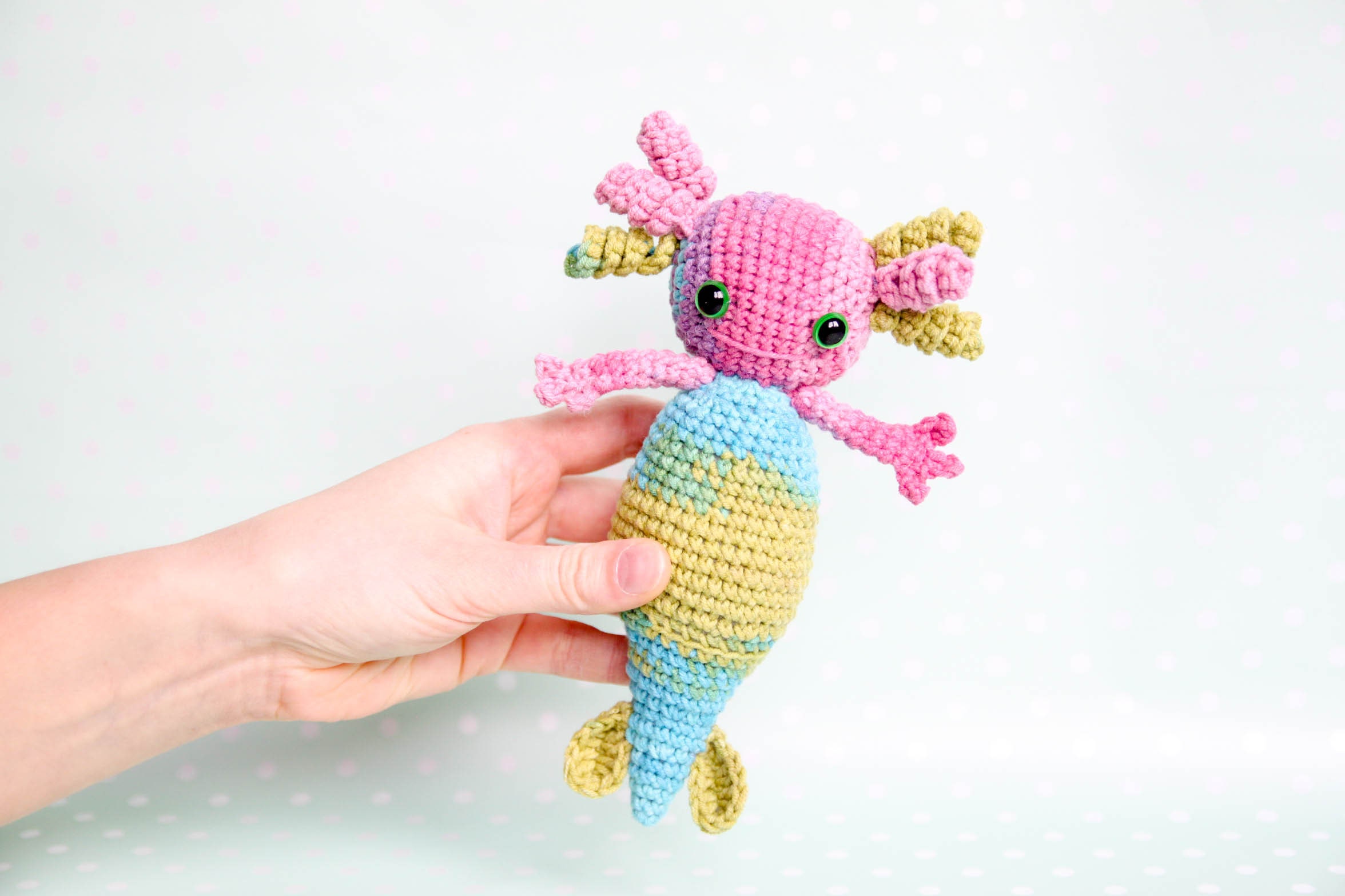 Crochet KIT: Candy Axolotl/ Kit for Beginner/ Pattern Kit With - Etsy ...