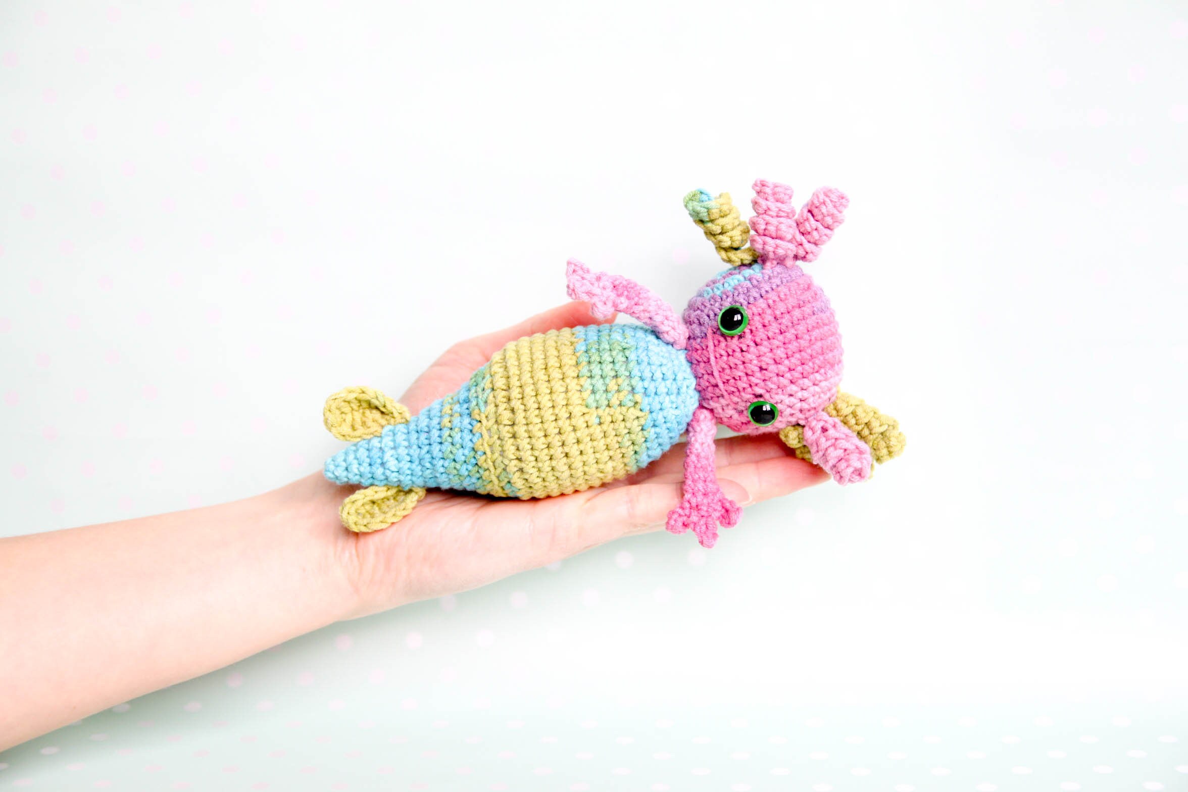 Crochet KIT: Candy Axolotl/ Kit for Beginner/ Pattern Kit With - Etsy ...