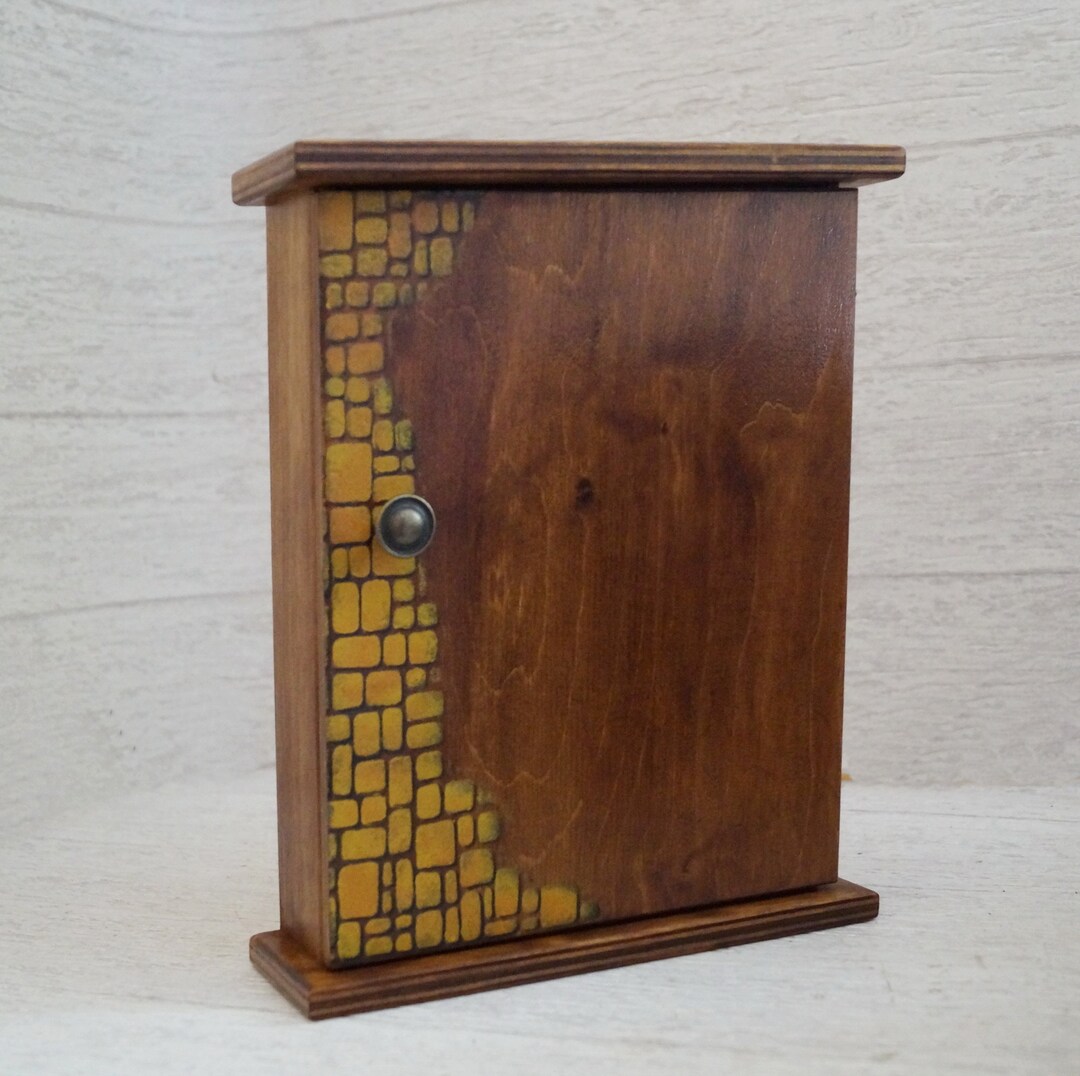 Wooden Key Holder for Wall - Key Cabinet - Wood Key Box - Etsy