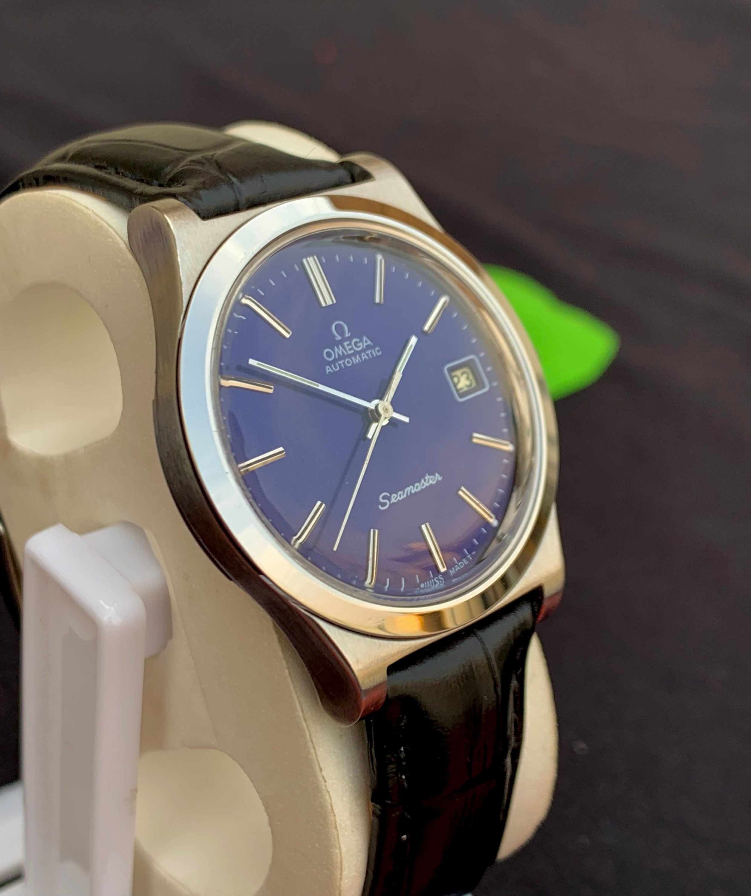Vintage Omega Seamaster Blue Dail Vintage Automatic English Made ...