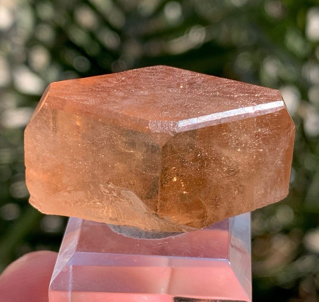 22 Grams Rich Golden Colour Transparent Topaz Crystal From Skardu Mine ...