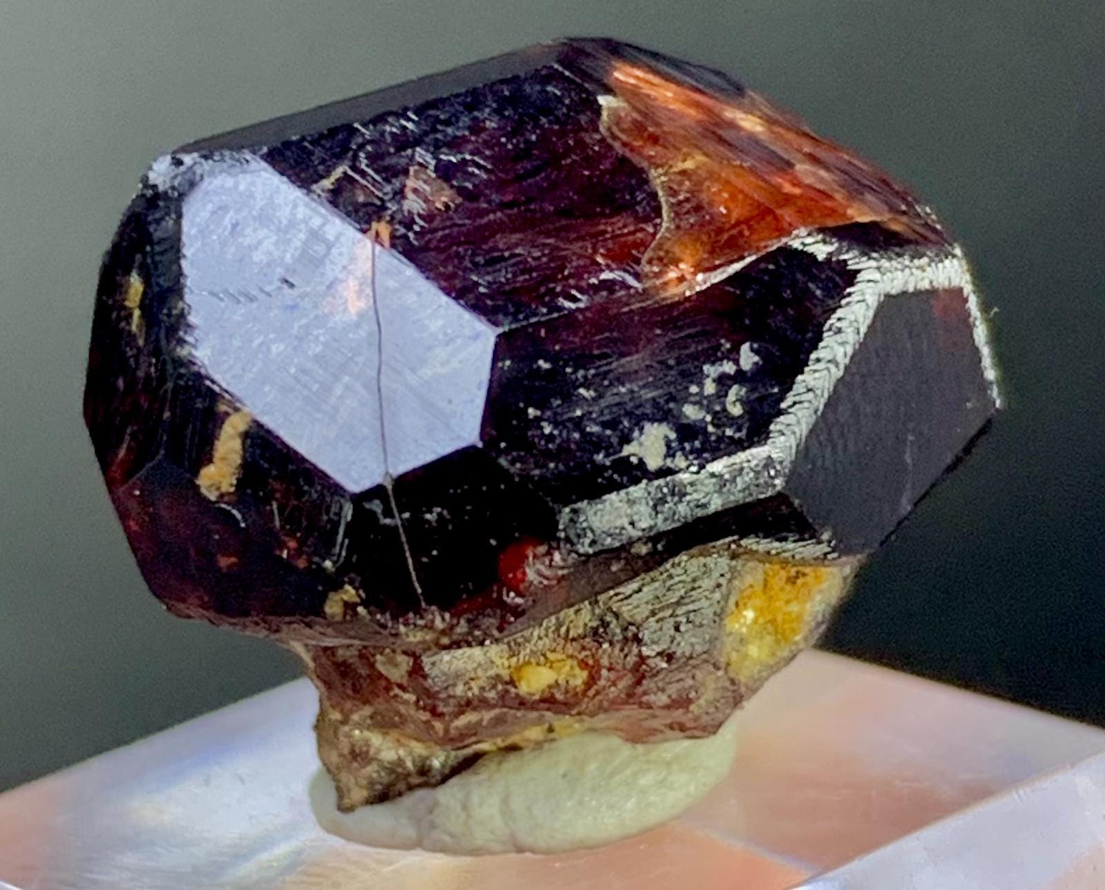Stunning Red Almandine Garnet Crystal, Almandine Garnet Crystal ...