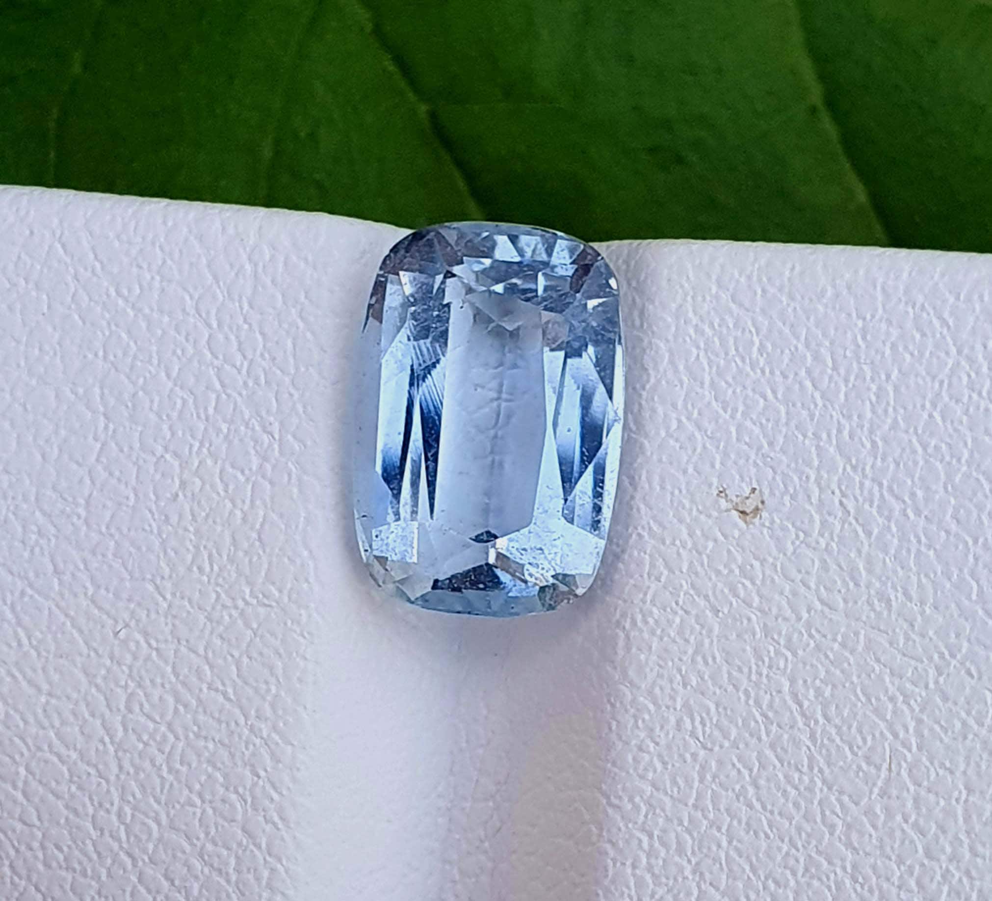 Santa Maria Aquamarine Gemstone. Blue Santa Maria Color Aquamarine ...