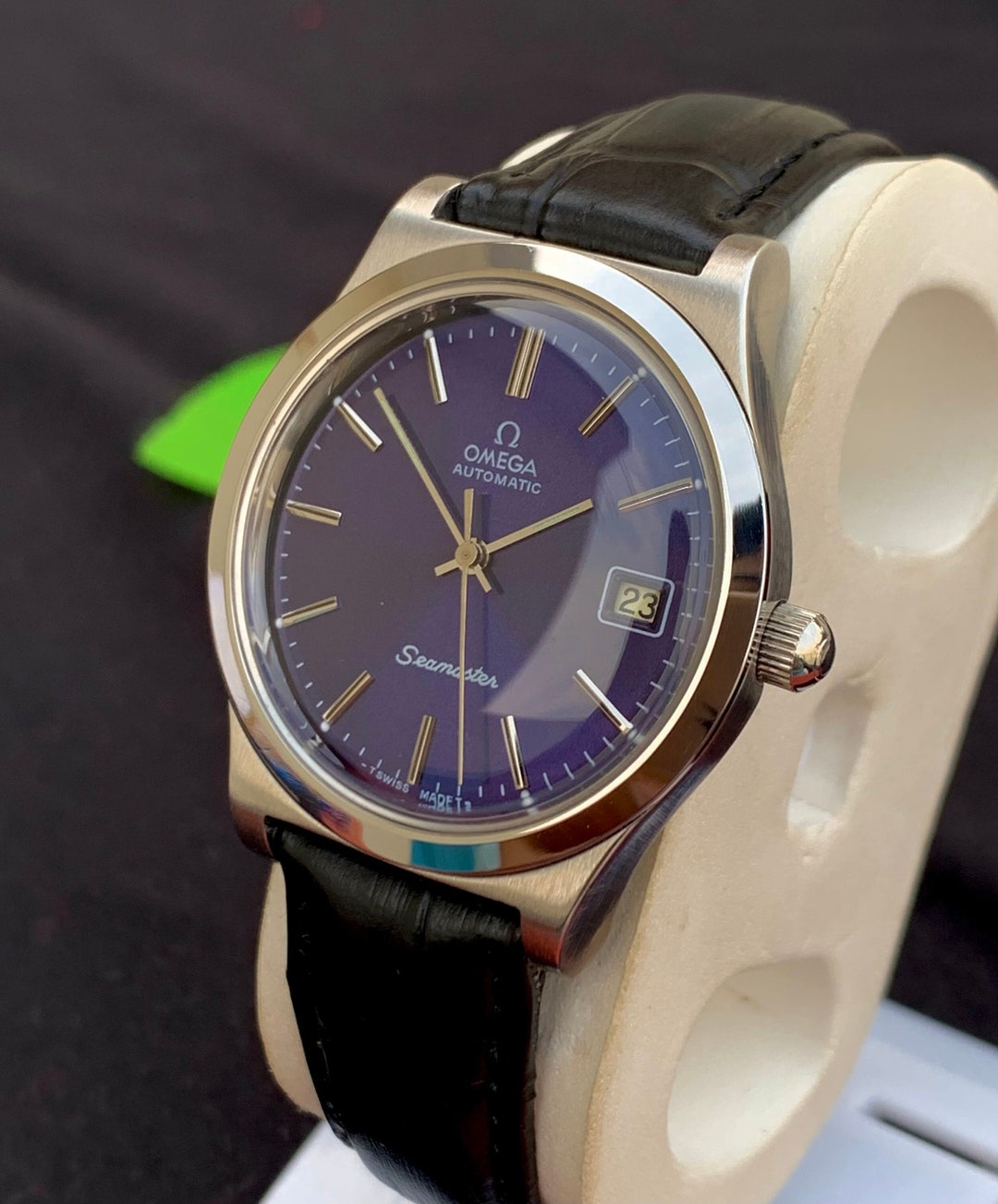 Vintage Omega Seamaster Blue Dail Vintage Automatic English Made ...