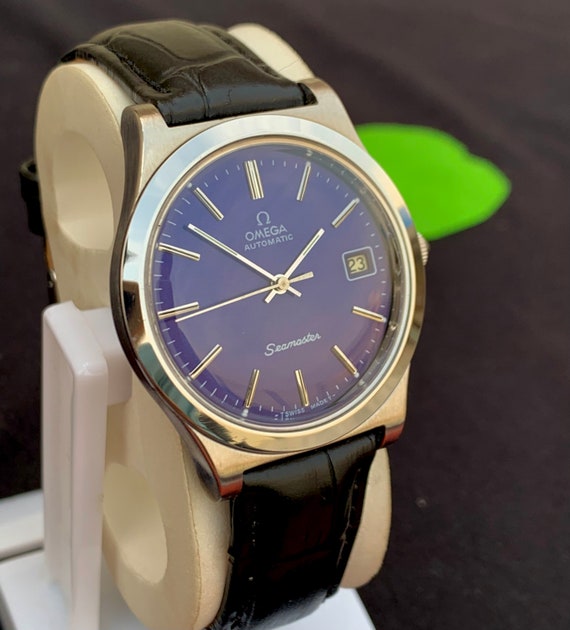 Vintage Omega Seamaster Blue Dail Vintage Automatic E… - Gem