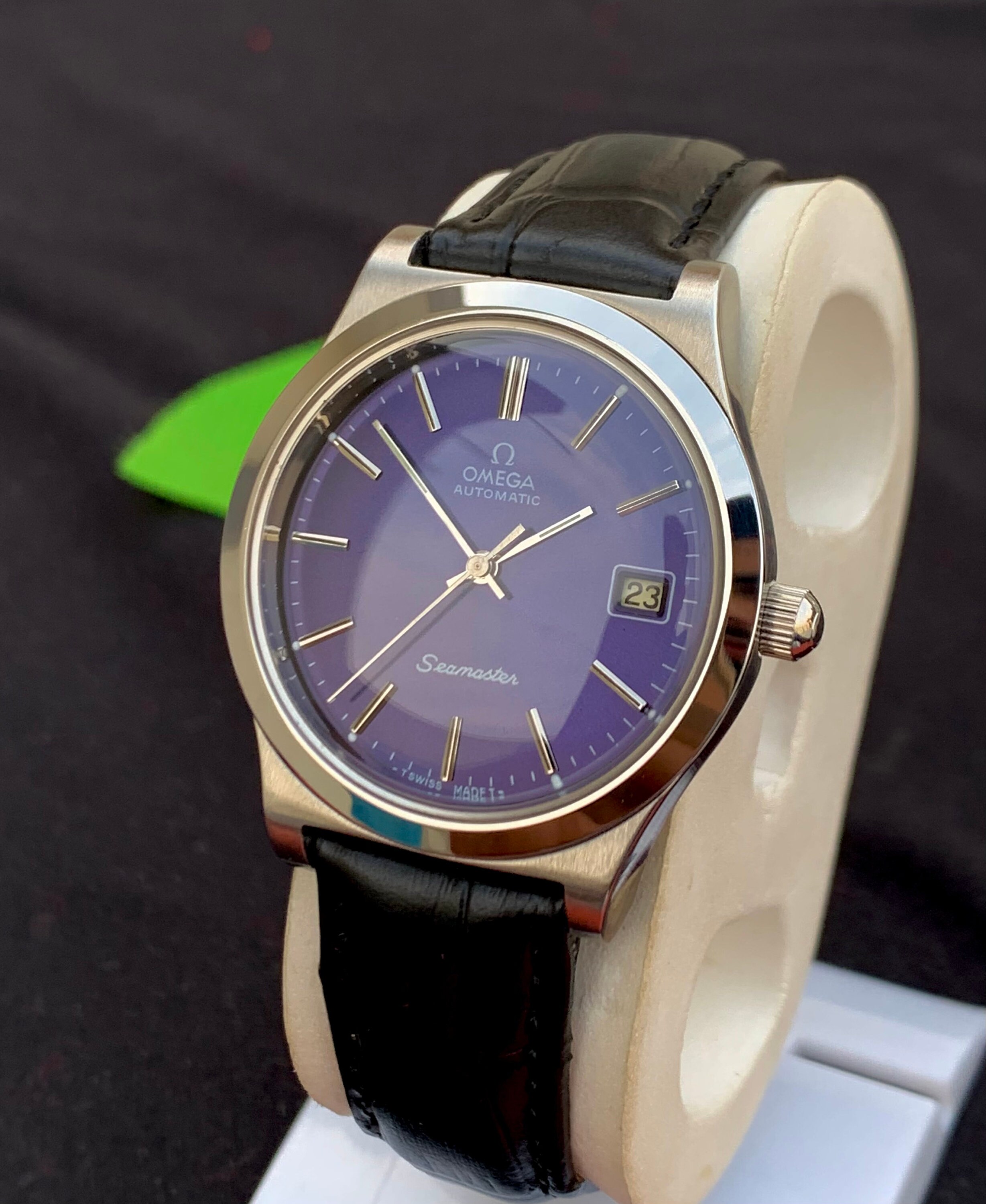 Vintage Omega Seamaster Blue Dail Vintage Automatic English Made ...